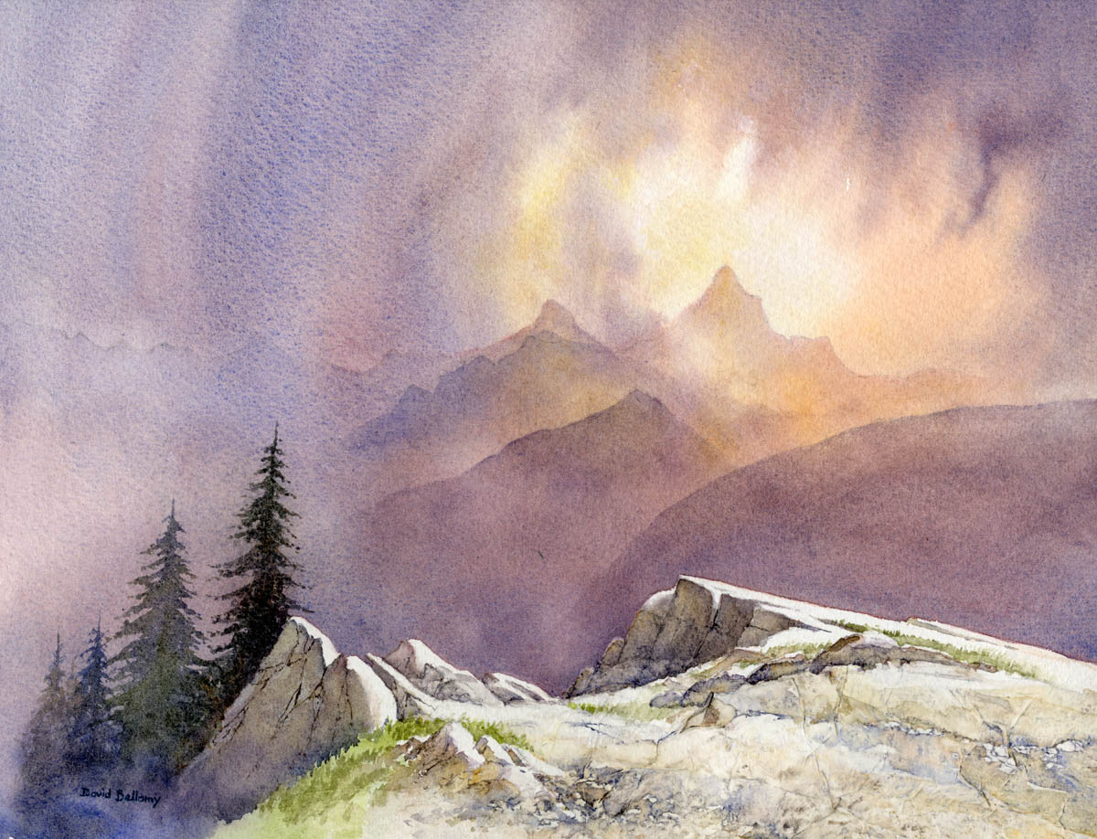 DAVID BELLAMY Painting Rock Features | Bellamy's Bivouac